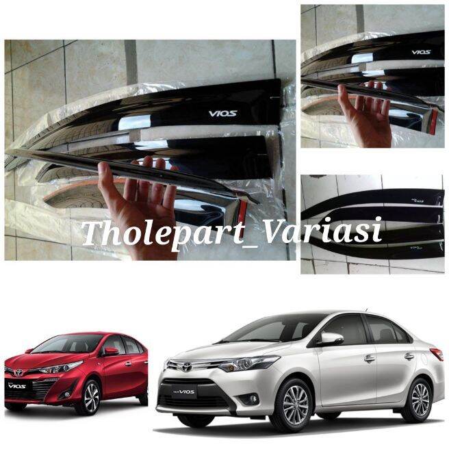 Talang air All-new Vios Gen 3 full slim set 4 Pintu Toyota Vios ...