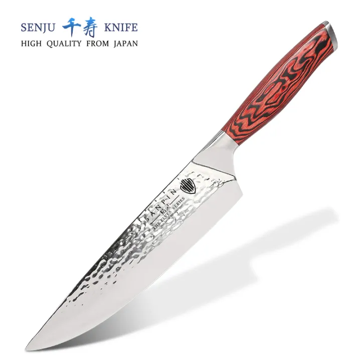 Thousand-year-old kitchen knife ultra-fast sharp hammer anti-sticking ...