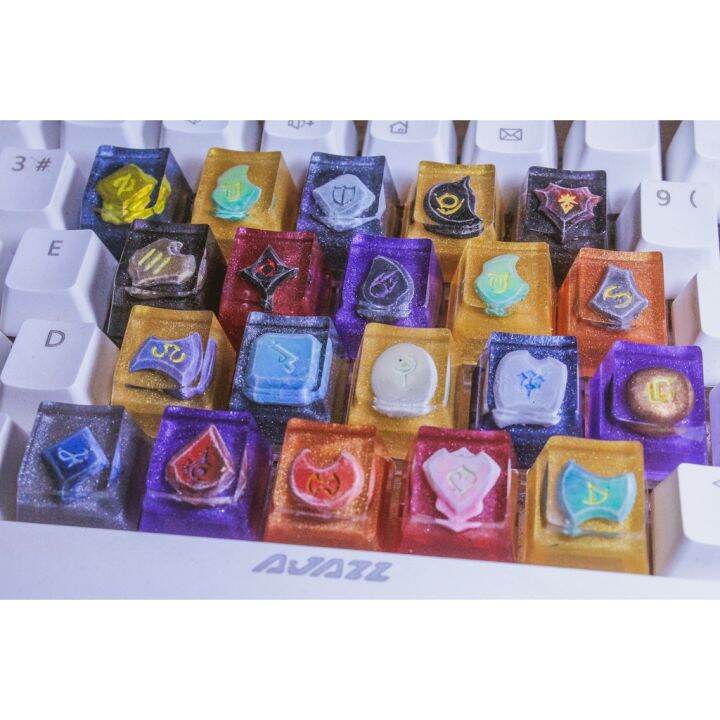 [Final Fantasy 14 FFXIV Job Stones] 1 PIECE Artisan Resin Keycap for ...