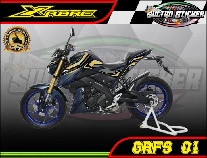 Stiker Variasi Streaping Decal list Motor YAMAHA XABRE - Grafis 01 ...