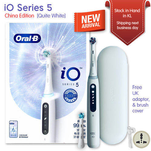 Oral-B iO5 Electric Toothbrush With Artificial Intelligence 2 brush ...