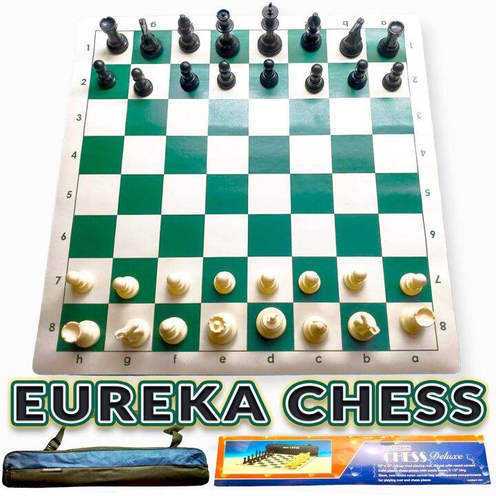 Eureka Chess Set Deluxe ORIGINAL | TOURNAMENT size 20x20in! Vinyl Chess ...