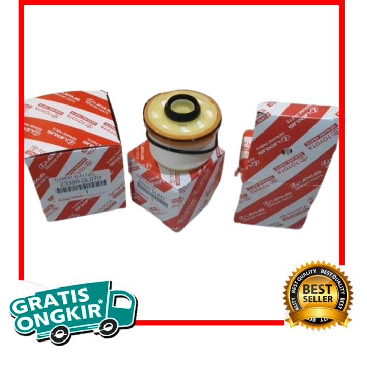 Fuel Filter Solar Toyota Kijang Innova Diesel Asli Tahun 2004 sd 2015 Saringan Solar Mobil Inova ...