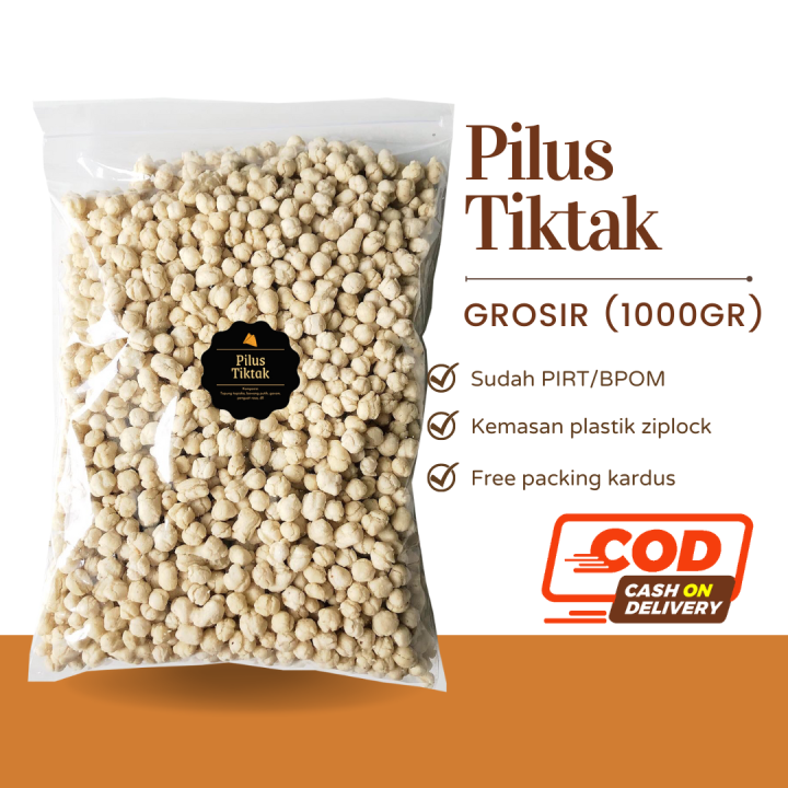 Delish Snacks / Pilus Tiktak (Grosir) 250gr 500gr 1000gr / Snack ...