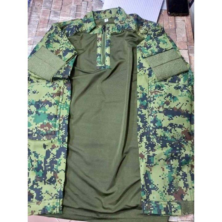 RIPSTOP PIXELIZED COM.BAT SHIRT NONFADED | Lazada PH