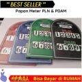 [PROMO COD] Papan Meter PLN PDAM / Papan Stand Meter PLN dan Air ...
