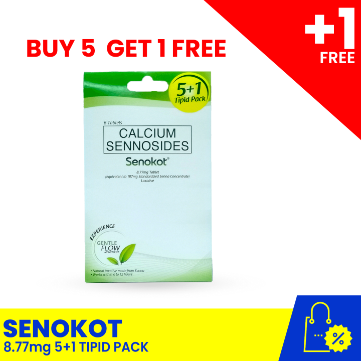 SENOKOT 8.77mg 5+1 Tipid Pack (For the Treatment of Constipation ...