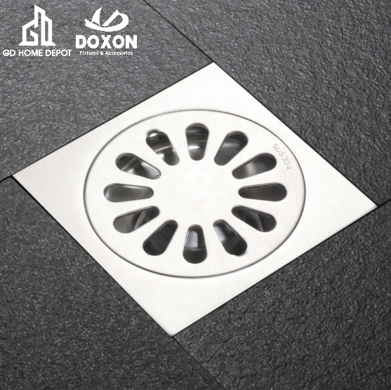 Doxon SUS304 stainless steel 10*10 Floor Drain Strainer Shower Drainer ...