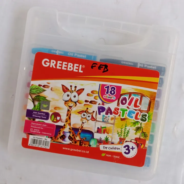 Crayon Greebel 18 Warna | Lazada Indonesia