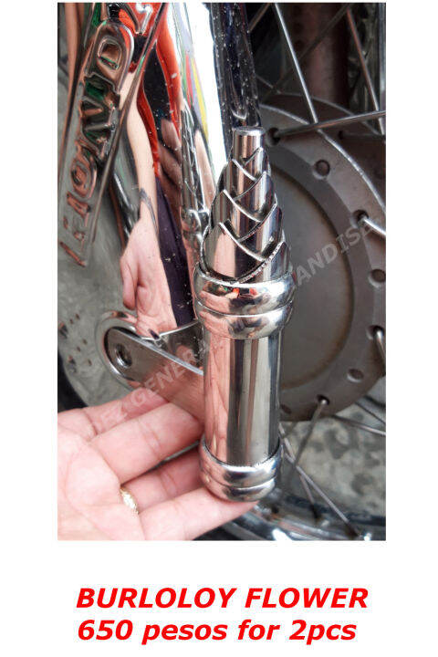 TMX 125 Alpha and TMX 155, Ehe Axle Burloloy Stainless, Pair, FLOWER ...