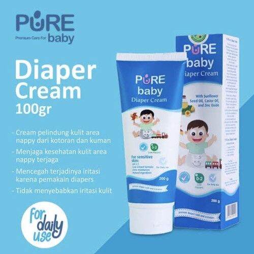 Pure BB Rash Cream - 50gr / Krim ruam popok / PURE DIAPER CREAM 100gr ...