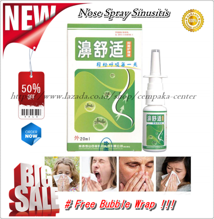 Obat Sinus Spray Sinusitis bat terapi Sinus Sinusitis Rhinitis Hidung ...
