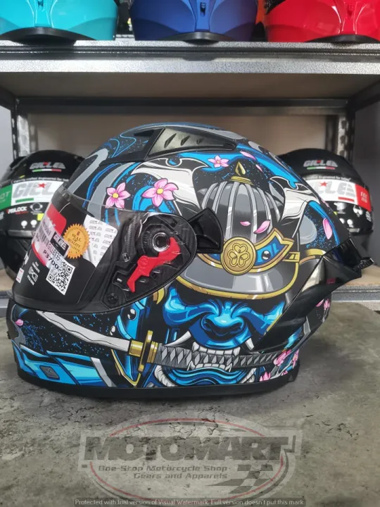 GILLE HELMET GTS-V1 135 ARMOR (MATTE BLUE) | Lazada PH