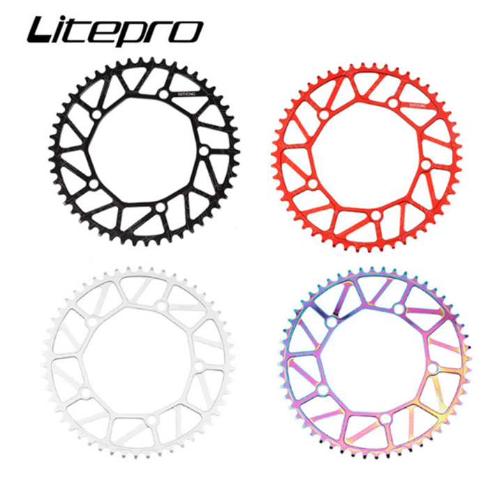 Litepro Folding Bicycle Tooth Chainring 46T48T50T52T56T Chainwheel BMX ...