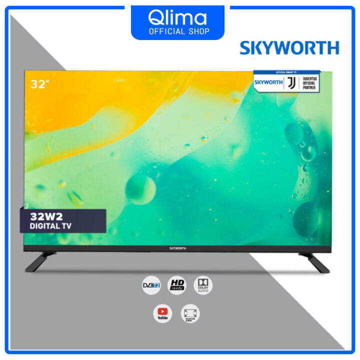SKYWORTH 32 นิ้ว Digital TV รุ่น 32W2 HD Ready Audio Dolby digital plus รับประกันสูง 1 ปี ...