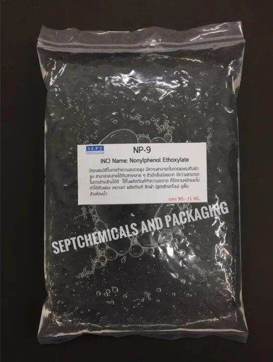 NP-9 เอ็นพี่ 9 ขนาด 1 กก. (์Nonylphenol Ethoxylate) สั่งได้ไม่เกิน 20 ...
