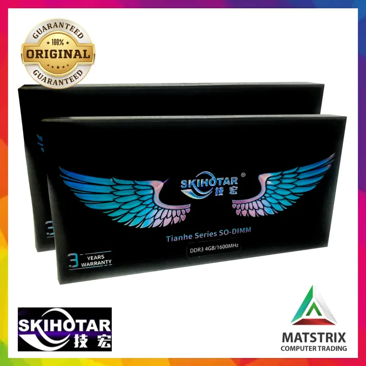 4GB & 8GB SKIHOTAR DDR3 SODIMM RAM FOR LAPTOP AND MINI-PC | Lazada PH