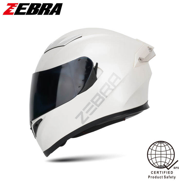 Zebra motorcycle full face helmet original dual visor helmet for ...