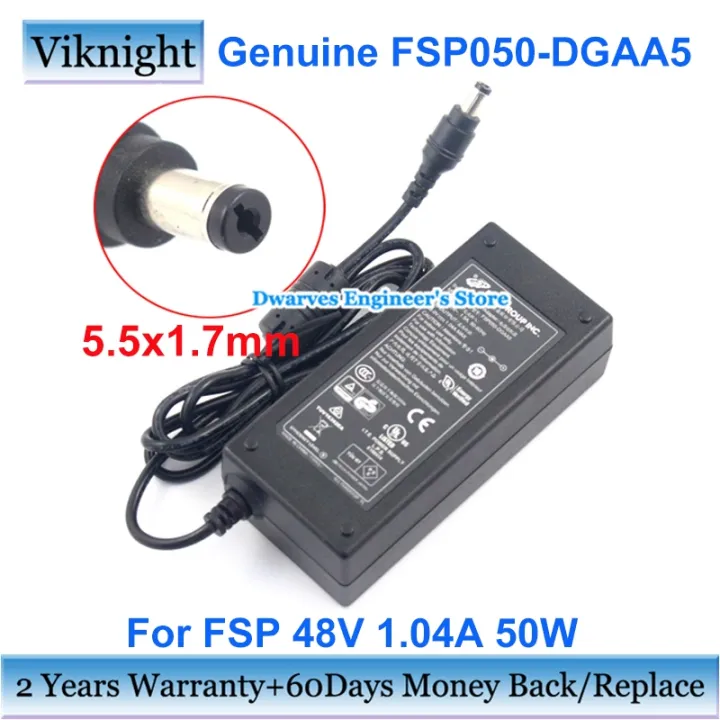 2022.new FSP 48V 1.04A 50W Switching Power Adapter FSP050-DGAA5 POE NVR ...