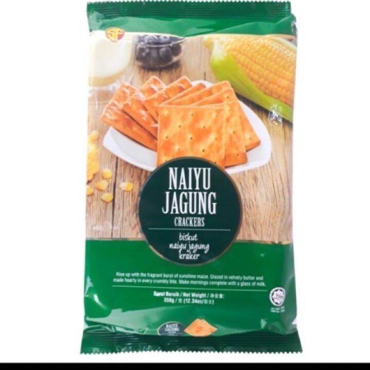Biskut Naiyu Jagung Crackers 350g | Lazada