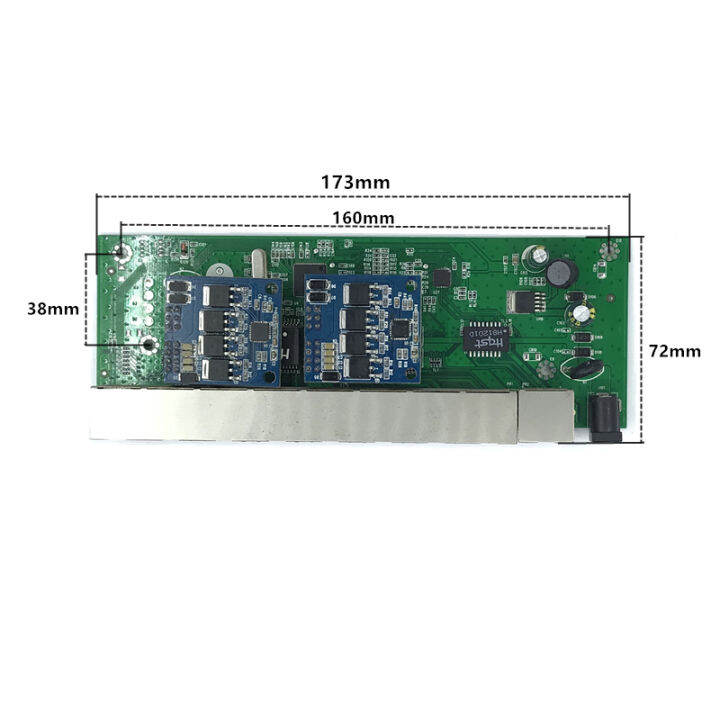9-10100 mbps rj45 switch poe 802.3af 8 port power supply 15.5 w for ip ...