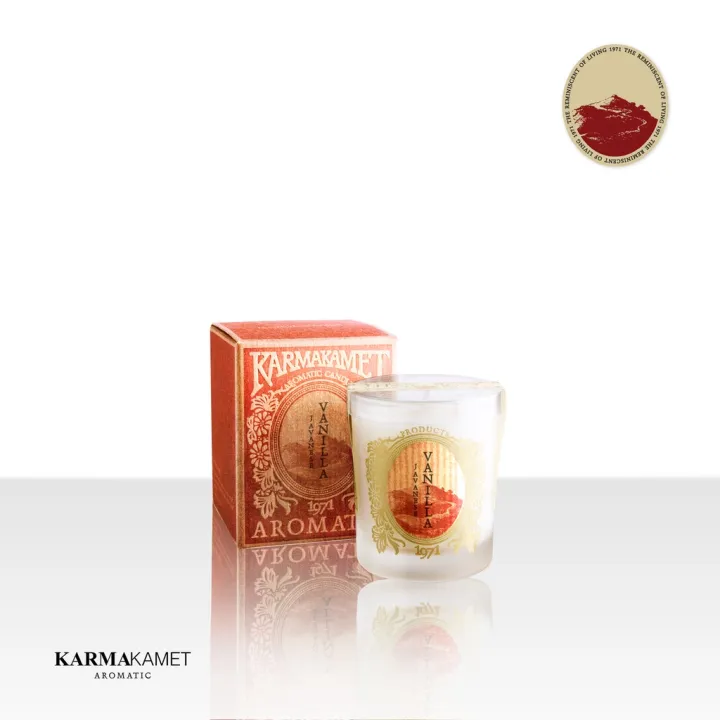 KARMAKAMET Aromatic Petite Glass Candle Single คามาคาเมต เทียนหอมขนาด ...