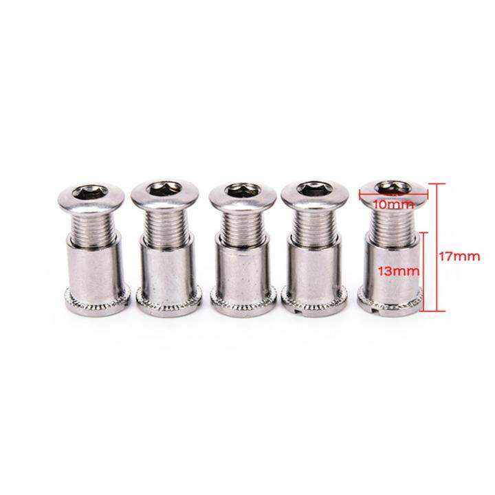 Sissi 5 คู่ Crankset Bolts น็อต/สกรูจักรยานเฟืองจักรยานจักรยาน ...