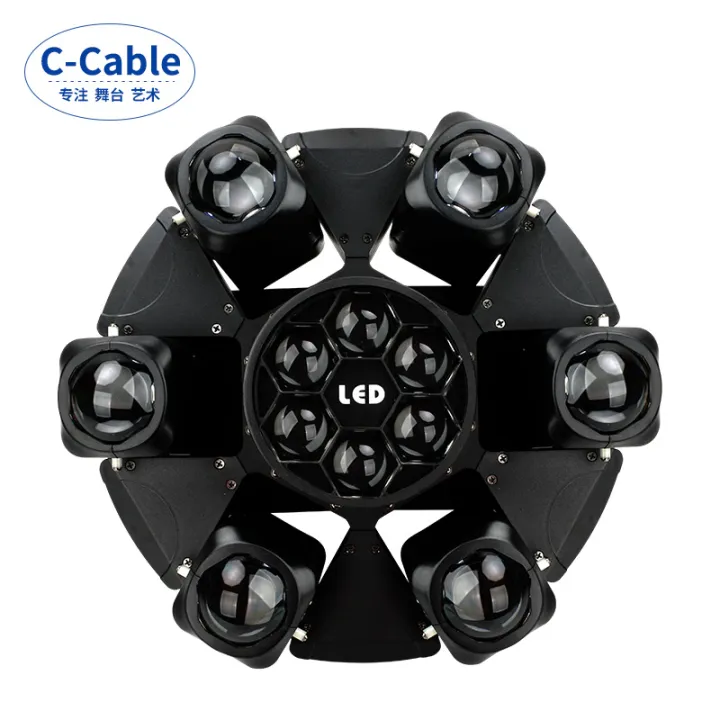 C-cable's new LED stage lights with six eyes and endless turning bees ...