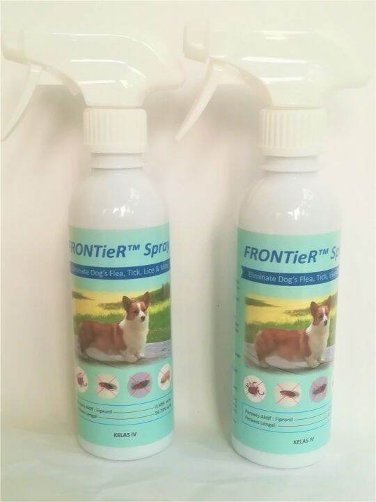 FRONTieR Spray for Dog's Flea, Tick, Lice & Mite (250ml x 2) Twin ...