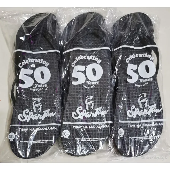 Manila Spot Spartan Slippers Black with Lining Unisex Original COD ...