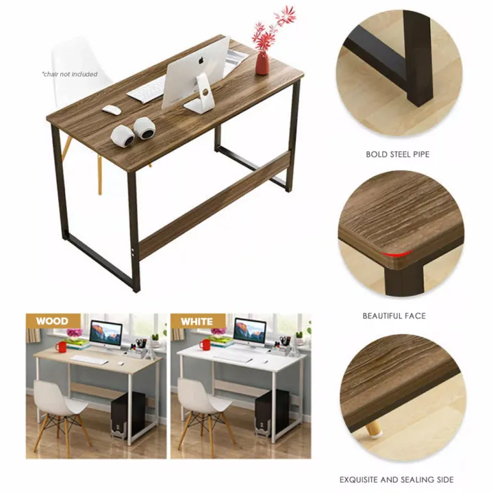 Computer Desk Simple Small Table Desktop Home Bedroom Solid Wood Color ...