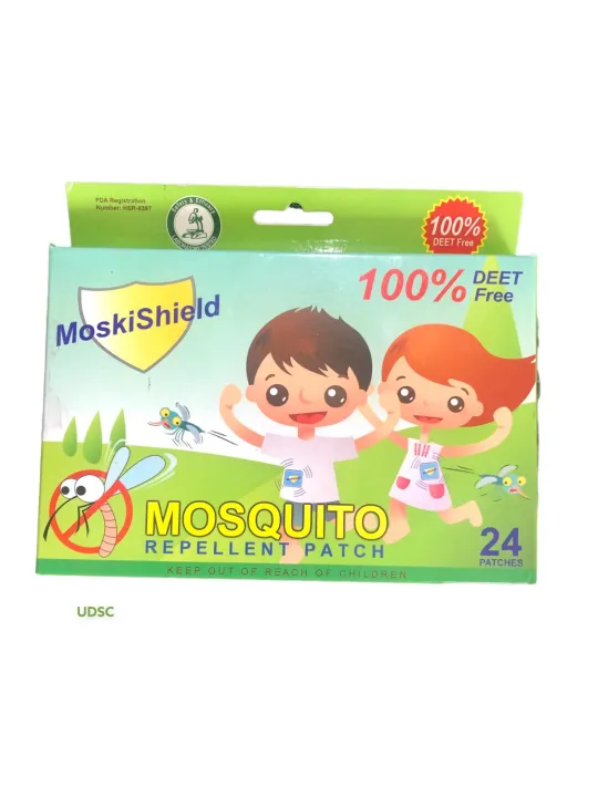 MOSKISHIELD Mosquito Repellant 24 Patches Pack | Lazada PH