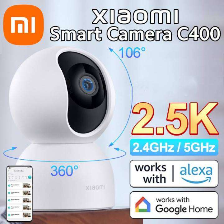 Xiaomi Chinese Version 2.4G 5G Wifi Night Vision Camera C400 Smart Security With 2.5K Clarity ...