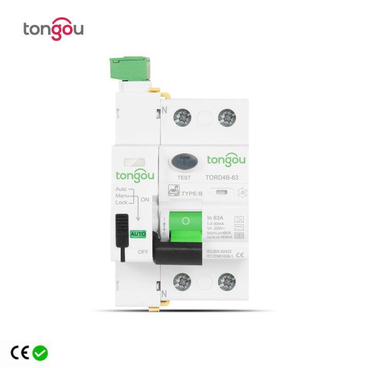 Type B DC RCCB RCD Electric Vehicle EV Residual Smart Automatic Self-Reclosing Device ...