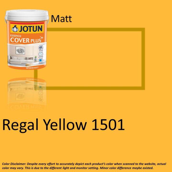 ESSENCE EASY CLEAN 5L - 1501 Regal Yellow • Jotun • Matt Finish ...