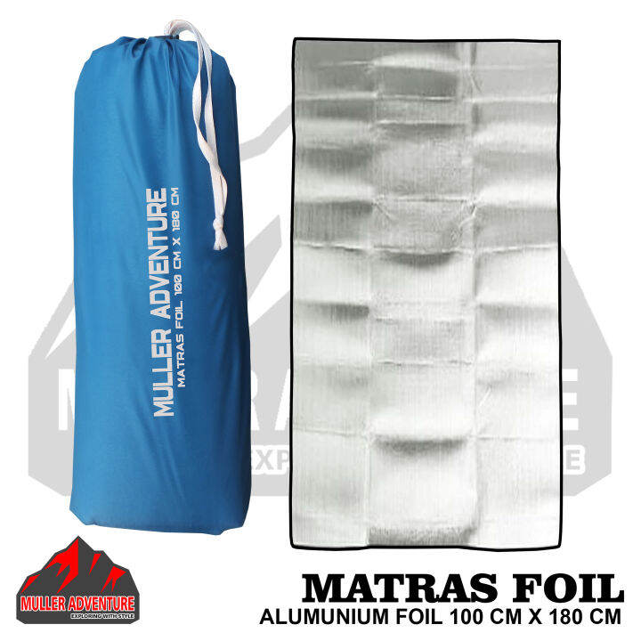 matras alumunium foil 100x180 cm matras camping hangat lebar 100 cm ...