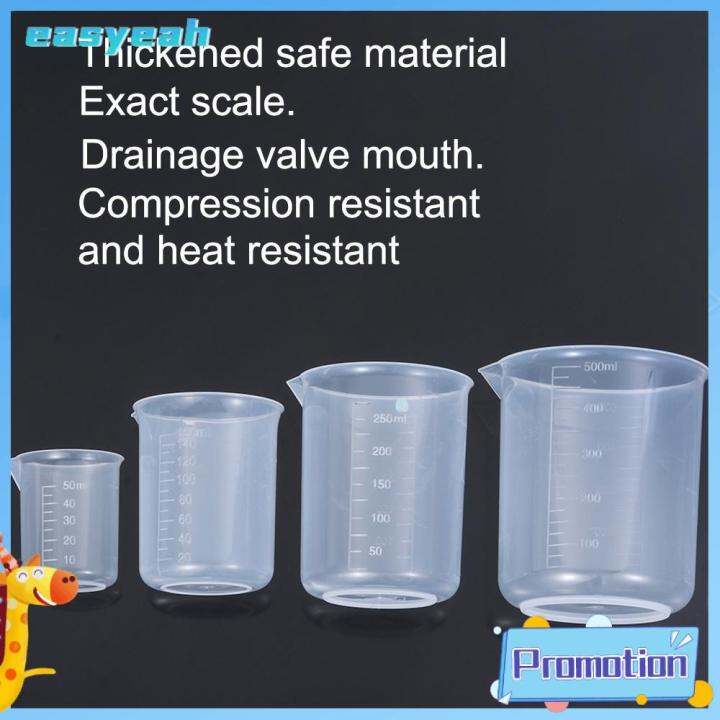 EASYEAH Plastic Water bottle Graduated cup Measurement Tool Pour Spout ...