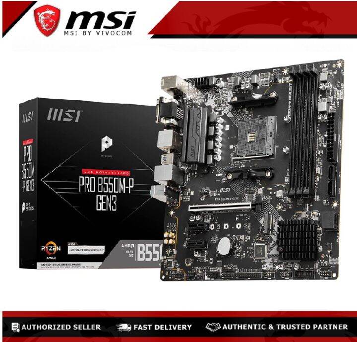 MSI PRO B550M-P GEN3 MOTHERBOARD | Lazada PH