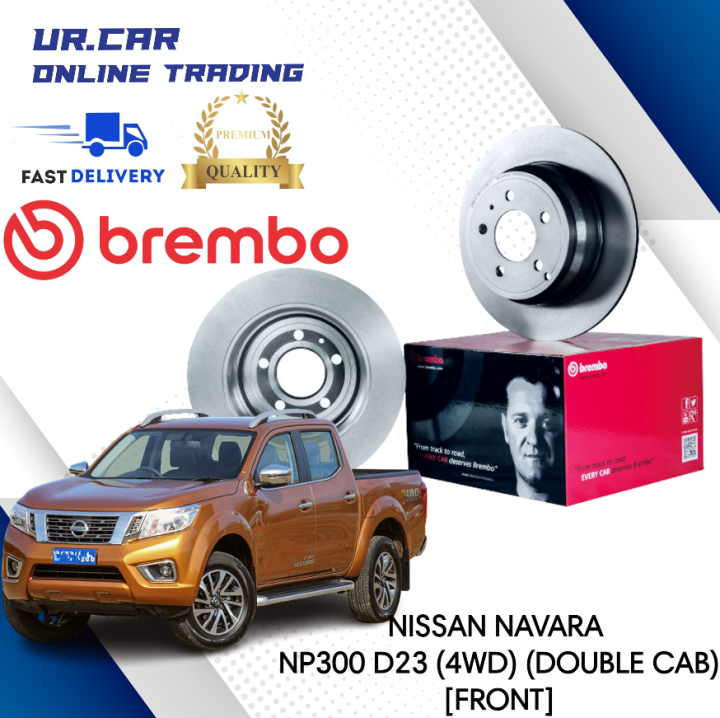 BREMBO NISSAN NAVARA NP300 D23 (4WD) (DOUBLE CAP) DISC BRAKE ROTOR ...