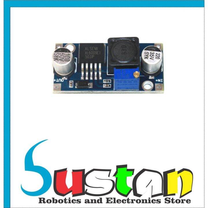 XL6009 DC-DC 1.25V – 35V Adjustable Step Up Booster Module Converter ...