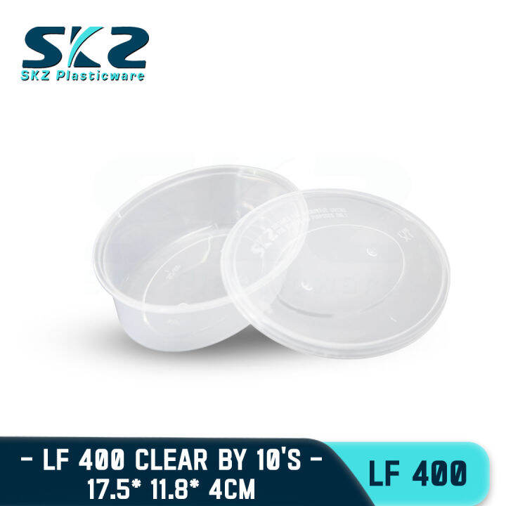 SKZ CLEAR OVAL CONTAINER SERIES LF400 400ml ENVIRONMENTAL FRIENDLY LECHE FLAN CONTAINER | Lazada PH
