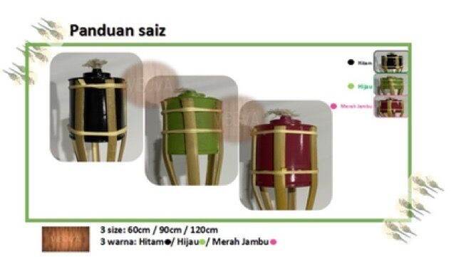 60cm Pelita Raya Buluh / Lampu Pelita / Festival Lamp /Lampu Obor 【Ada ...