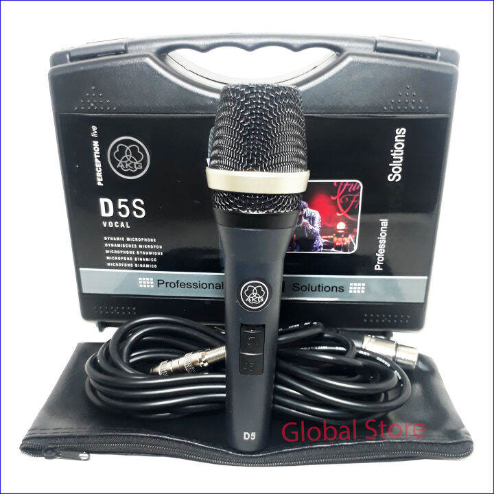 AKG D5S Microphone Kabel Karaoke Professional Dynamic Mic Vocal ...