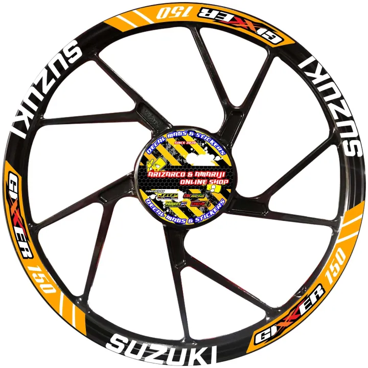 Suzuki Gixxer 150 Decal Mag Sticker Printer Version 1 Set Front and Rear | Lazada PH