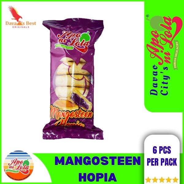 Apo ni Lola Abons | Mangosteen Hopia 6 pcs per Pack | DBO | Lazada PH