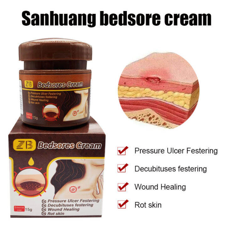Original ZB Herbal Bedsores Cream Wound Healing Cream Plasters Treat ...