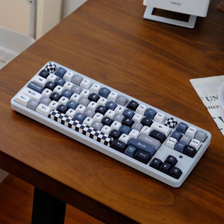 【Keycap Only】Colorless Mosaic theme Keycap Gradient black white gray ...