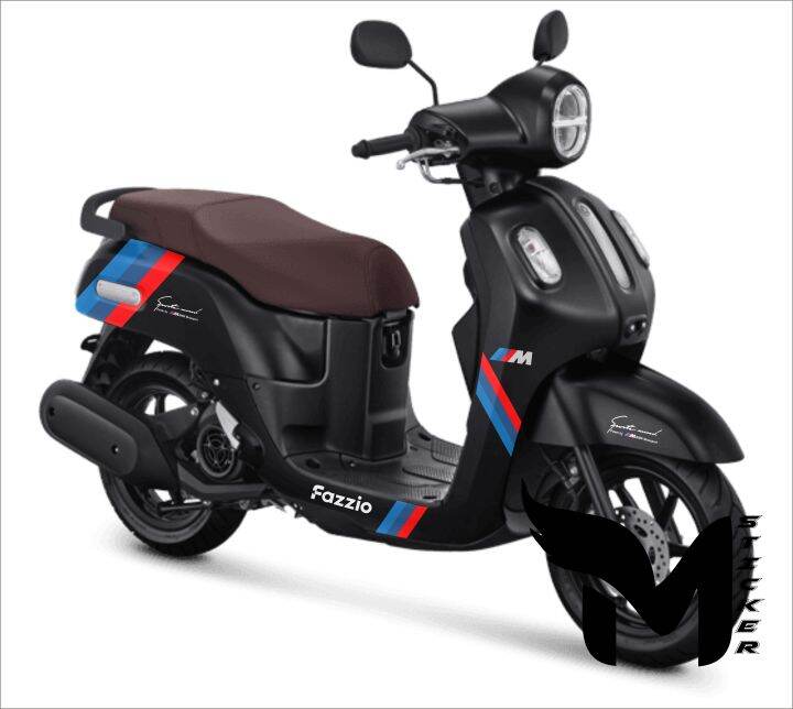 Decal FAZZIO Stiker Fullbody YAMAHA FAZZIO 2022 Classio motif bmw ...