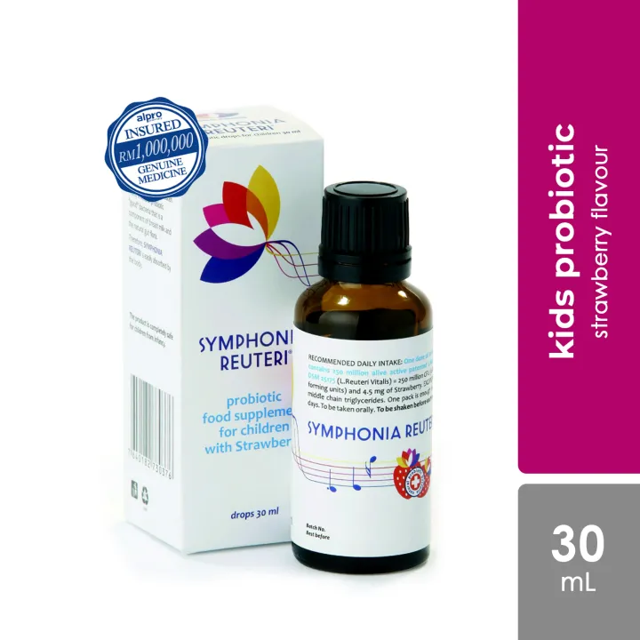 Alpro Pharmacy SYMPHONIA Reuteri Drops 30mL (Probiotic for Children ...