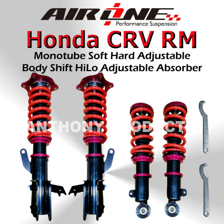 Honda CRV RM Monotube Soft Hard Bodyshift Height Adjustable absorber | Lazada